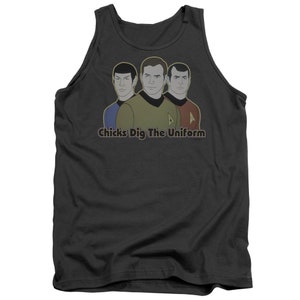 Star Trek Chicks Dig the Uniform Charcoal Gray Shirts - Etsy