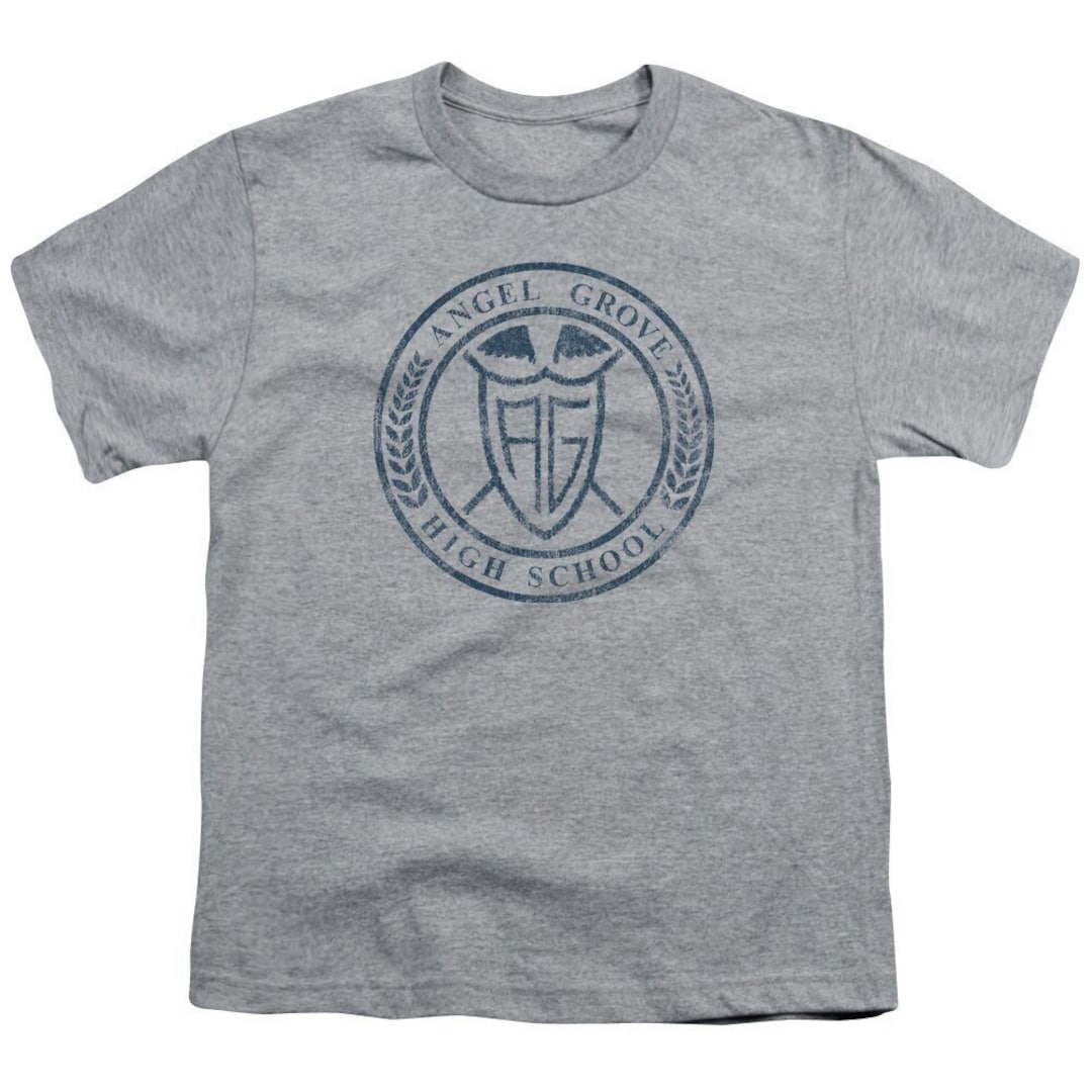 Power Rangers Angel Grove High School Kid's Athletic Heather Shirts - Etsy