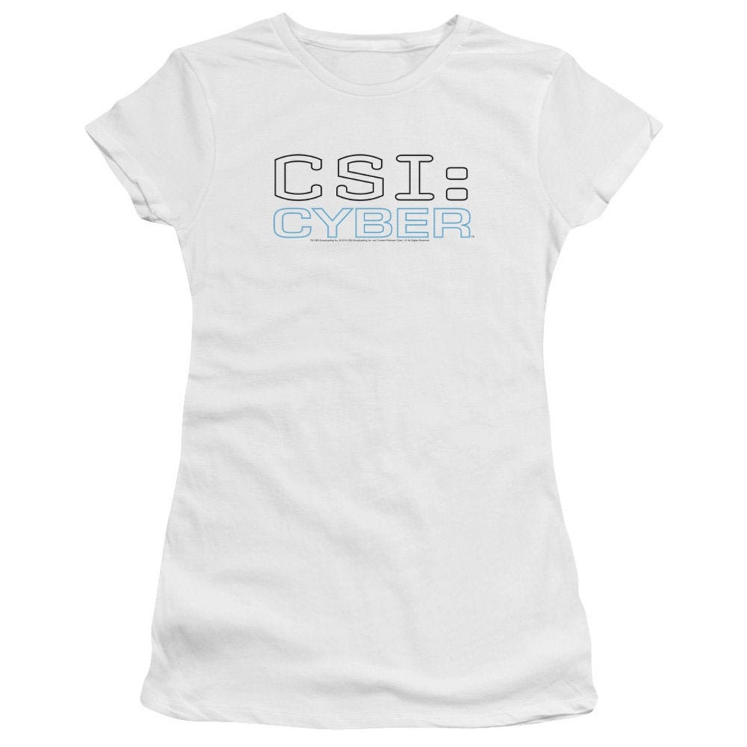 CSI: Cyber Logo Woman's and Juniors White Shirts - Etsy