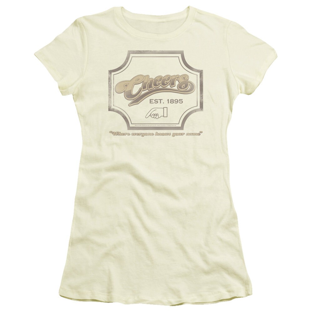 Cheers Sign Cream Shirts - Etsy