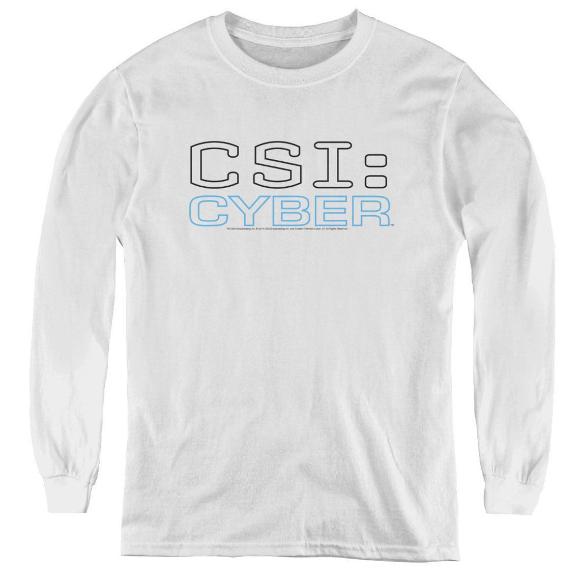 CSI: Cyber Logo Kid's White Shirts | Etsy