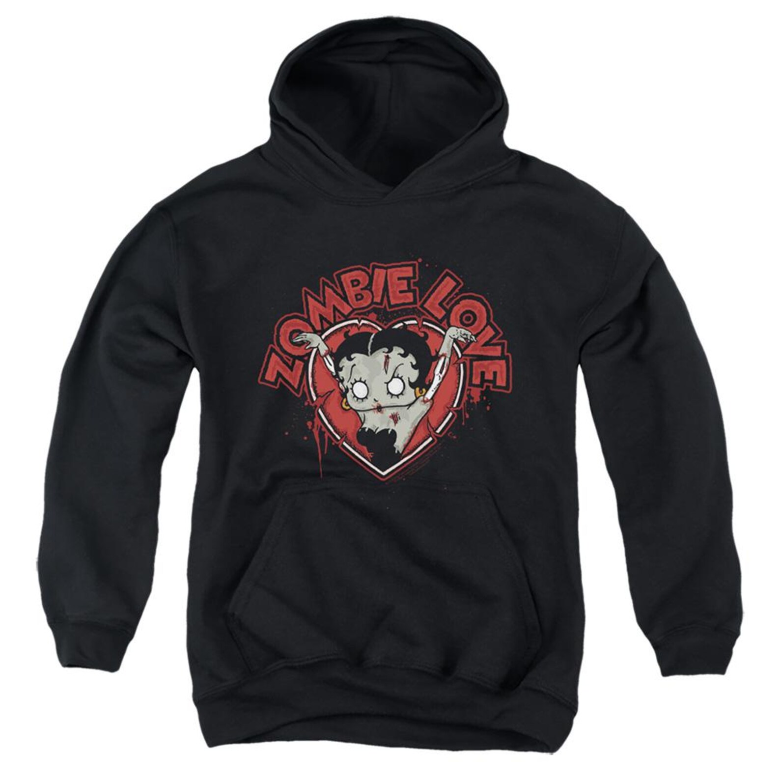 Betty Boop Zombie Love Women and Kids Black Shirts - Etsy