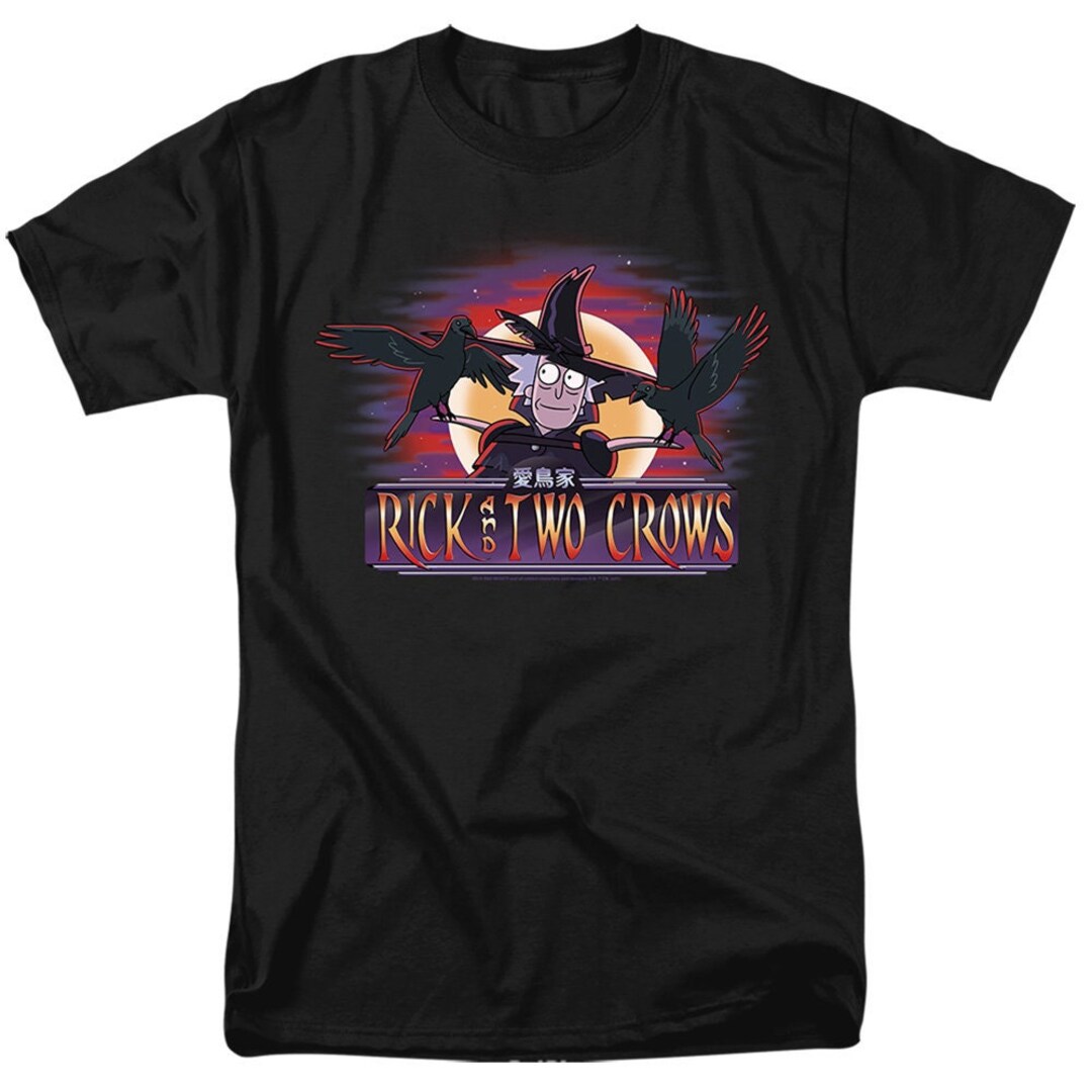 Rick and Morty Two Crows Black Shirts - Etsy