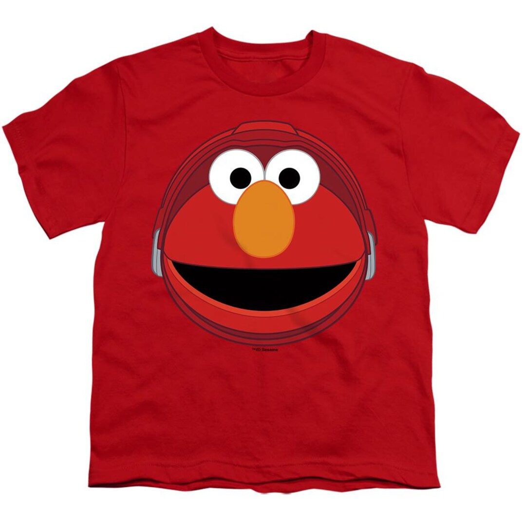 Sesame Street Mecha Elmo Youth T-shirt – Officially Licensed Red Kids ...