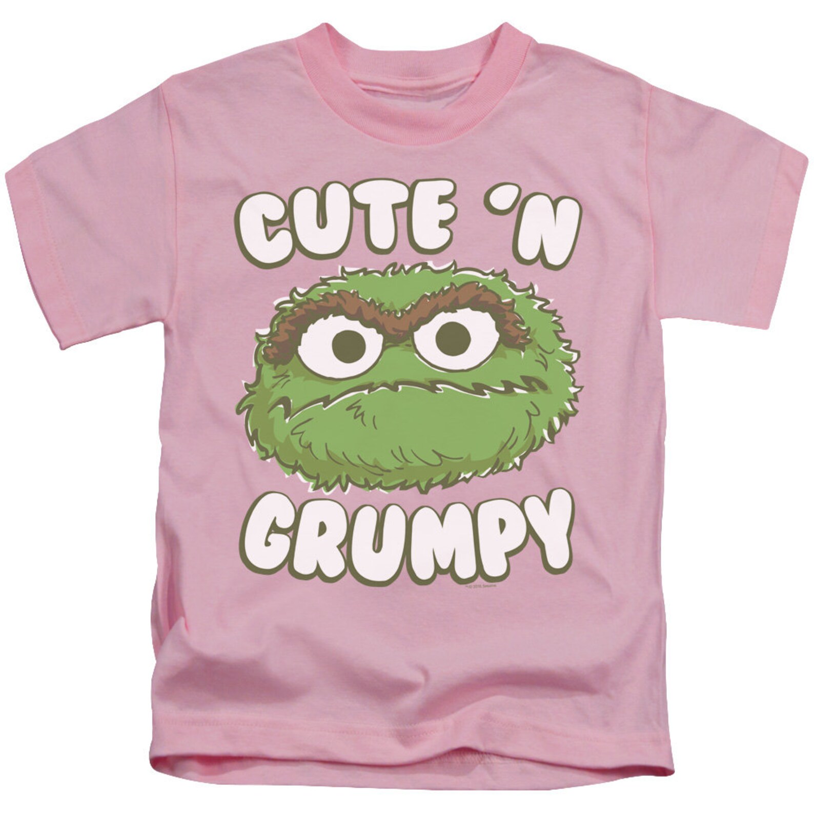 Sesame Street Oscar the Grouch Cute N Grumpy Pink Shirts - Etsy