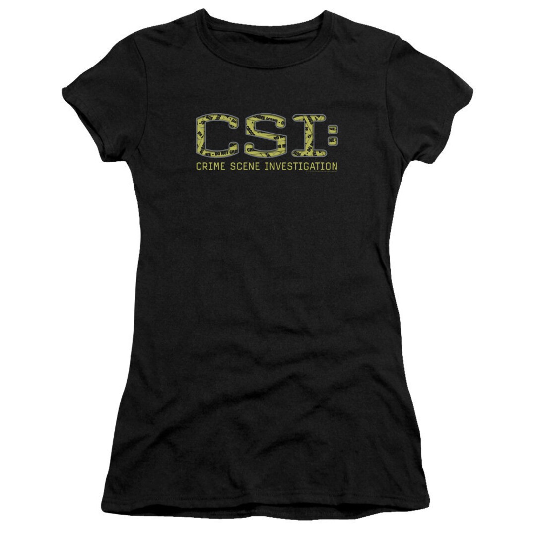 CSI Collage Logo Woman's and Juniors Black Shirts - Etsy