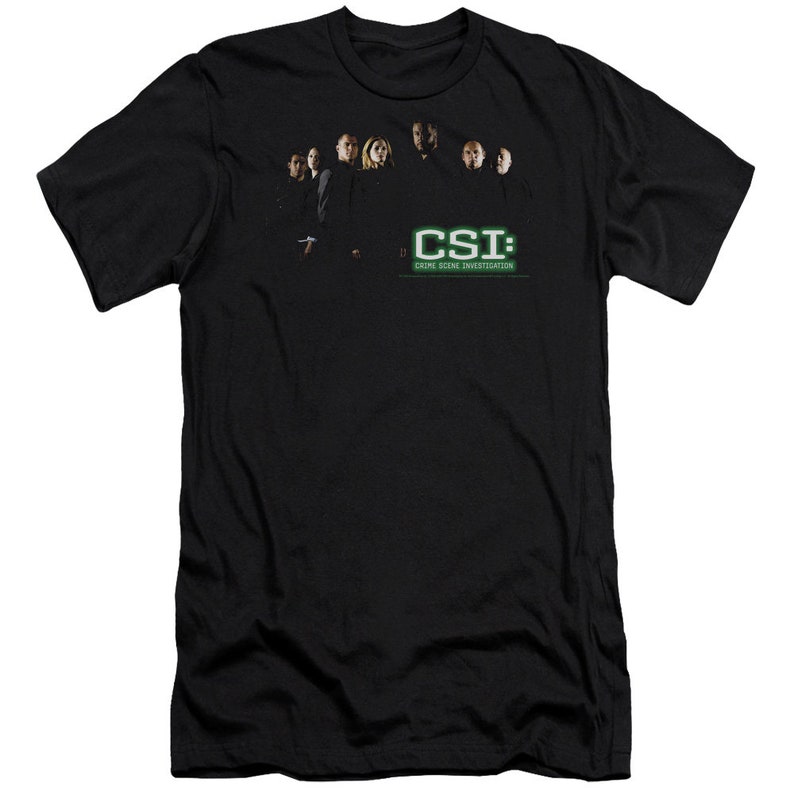 CSI: Crime Scene Investigation Cast Black Shirts - Etsy