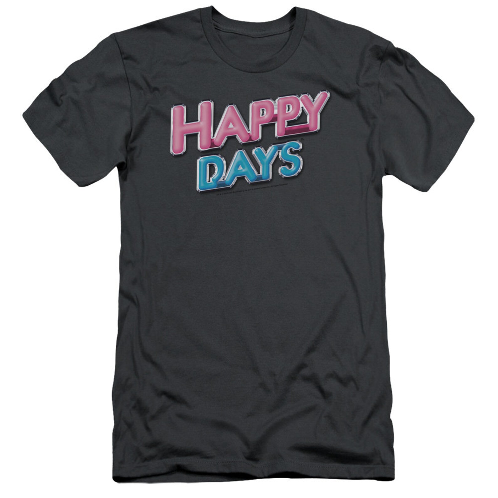 Happy Days Logo Adult Charcoal Shirts - Etsy