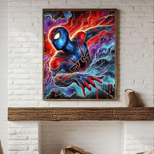 3D Super Spider Hero Marble Seamless Tumbler Wrap Skinny Sublimation ...