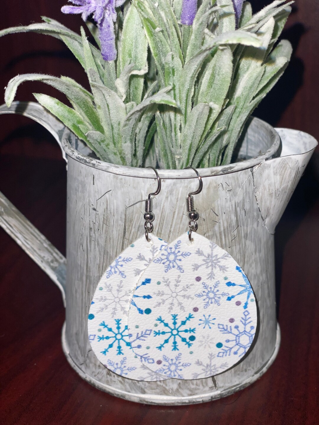 Snowflake Tear Drops - Etsy