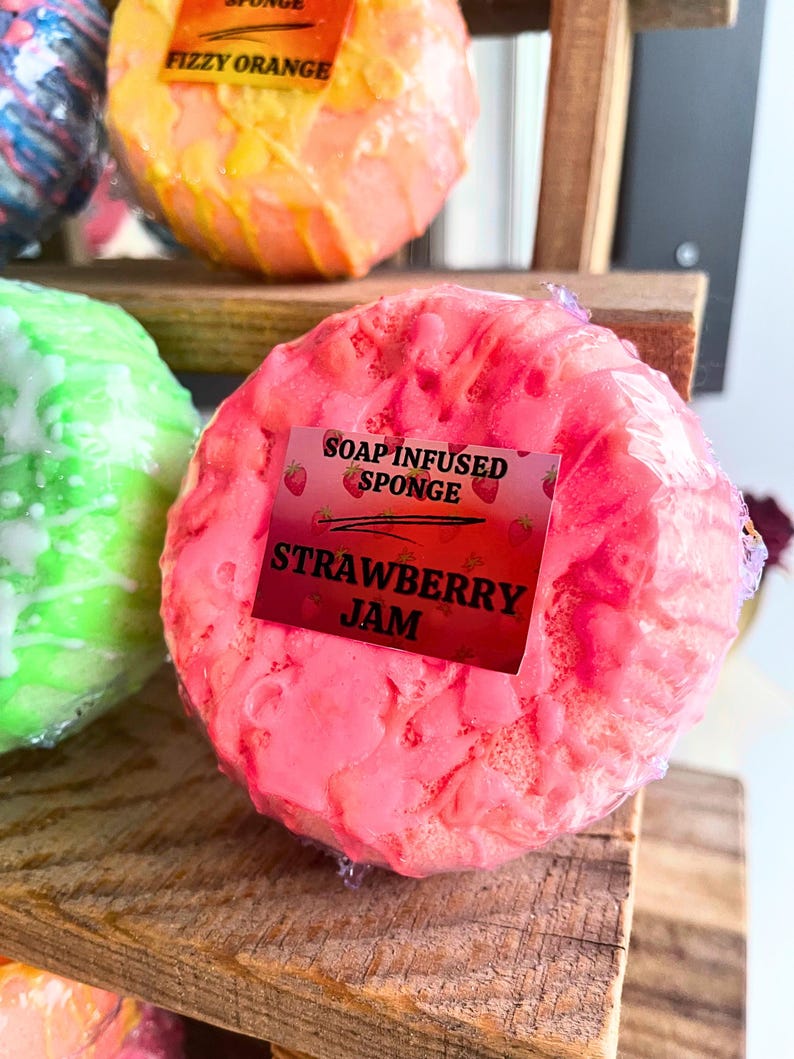 Mini Soap Infused Sponges | up to 3 Weeks Use | Children's Bath and ...