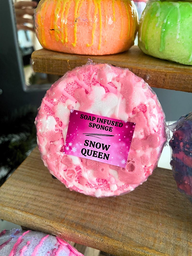 Mini Soap Infused Sponges | up to 3 Weeks Use | Children's Bath and ...