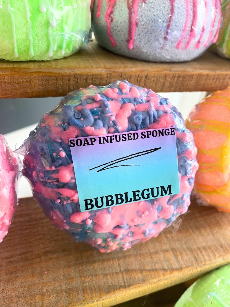 Mini Soap Infused Sponges | up to 3 Weeks Use | Children's Bath and ...