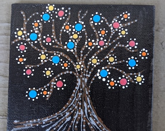 Dot Art Tree of Life - Etsy