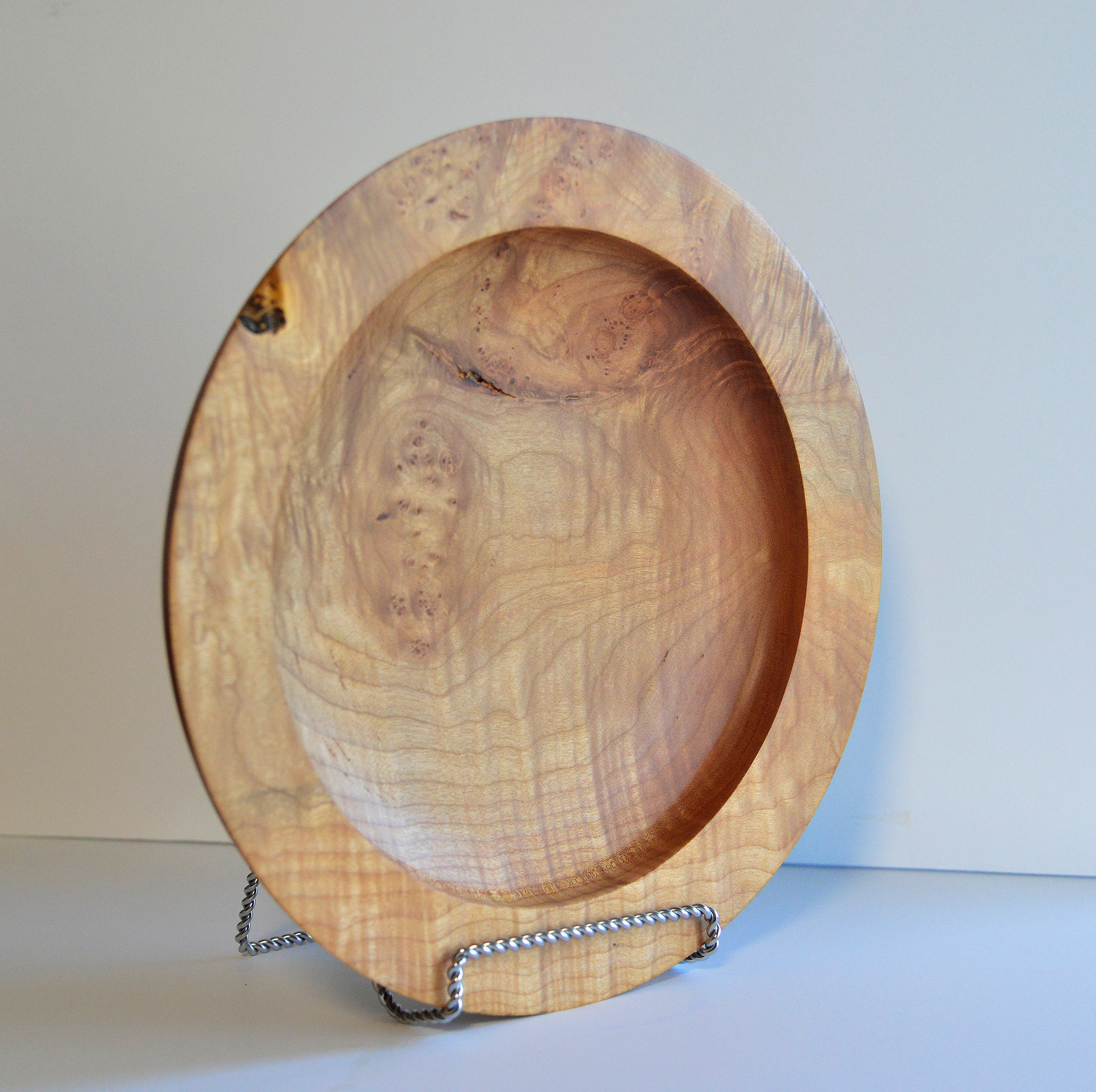 Highly Figured Maple Platter - Etsy
