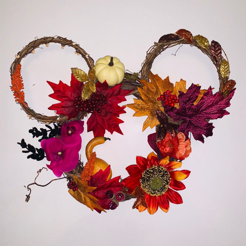Fall Mickey Wreath - Etsy