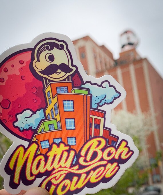 High Quality Vinyl Natty Boh Sticker Baltimore Maryland | Etsy