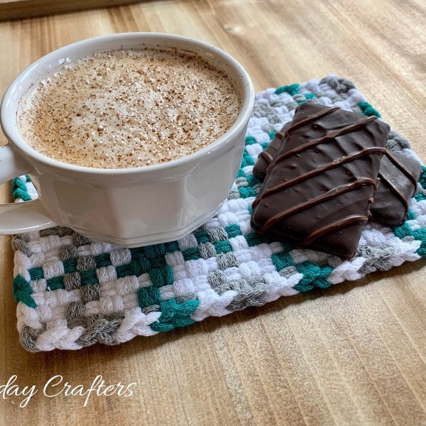 Handwoven Mug Rug - Etsy