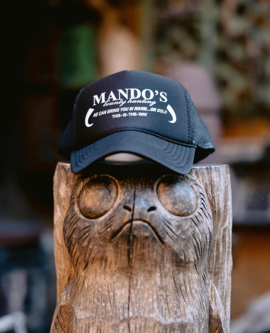 Mando's Bounty Hunting Hat, Theme Park Trucker Cap, This is the Way ...