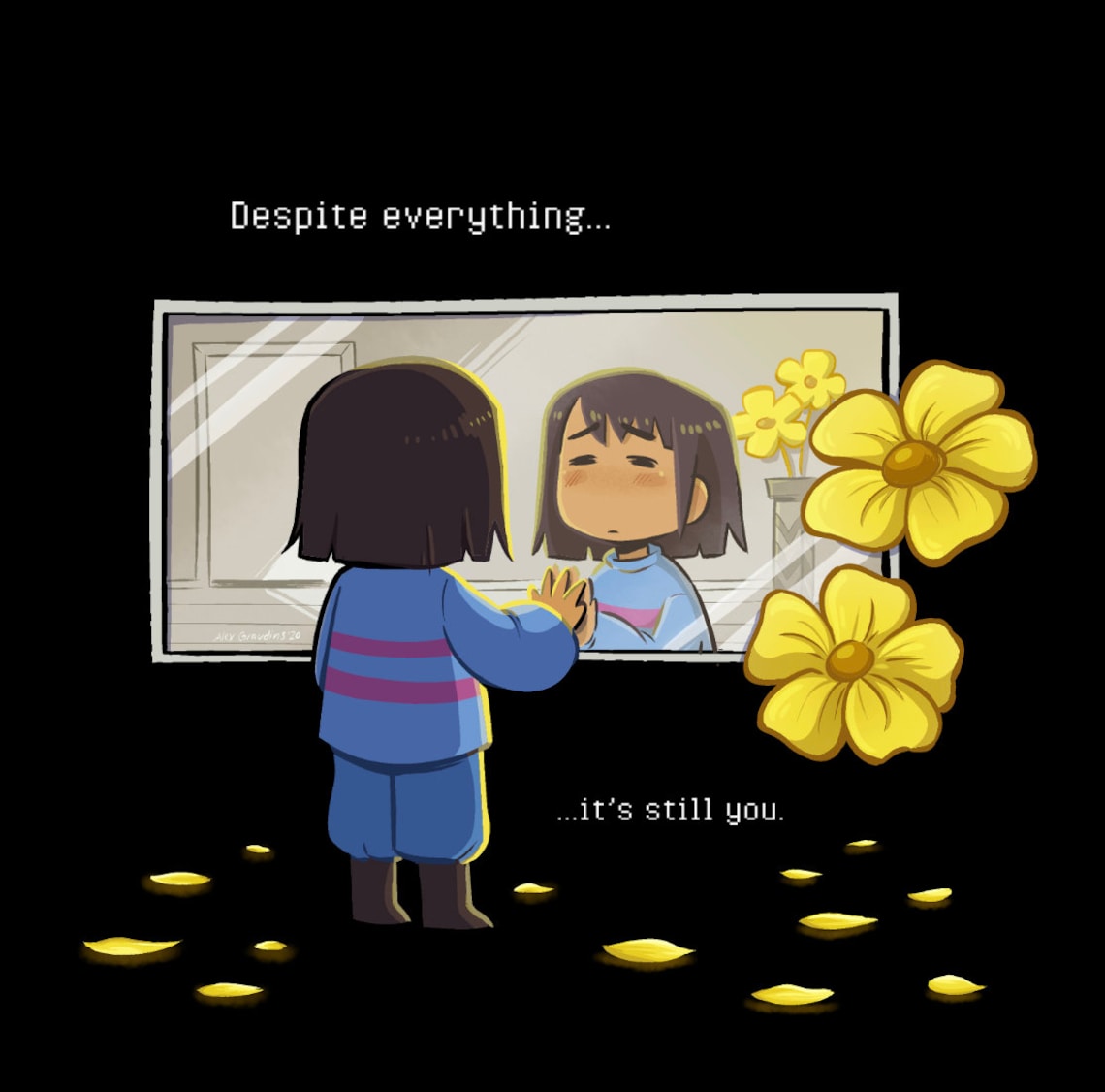 Undertaleits Still You print - Etsy