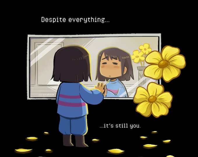 Undertaleits Still You print - Etsy
