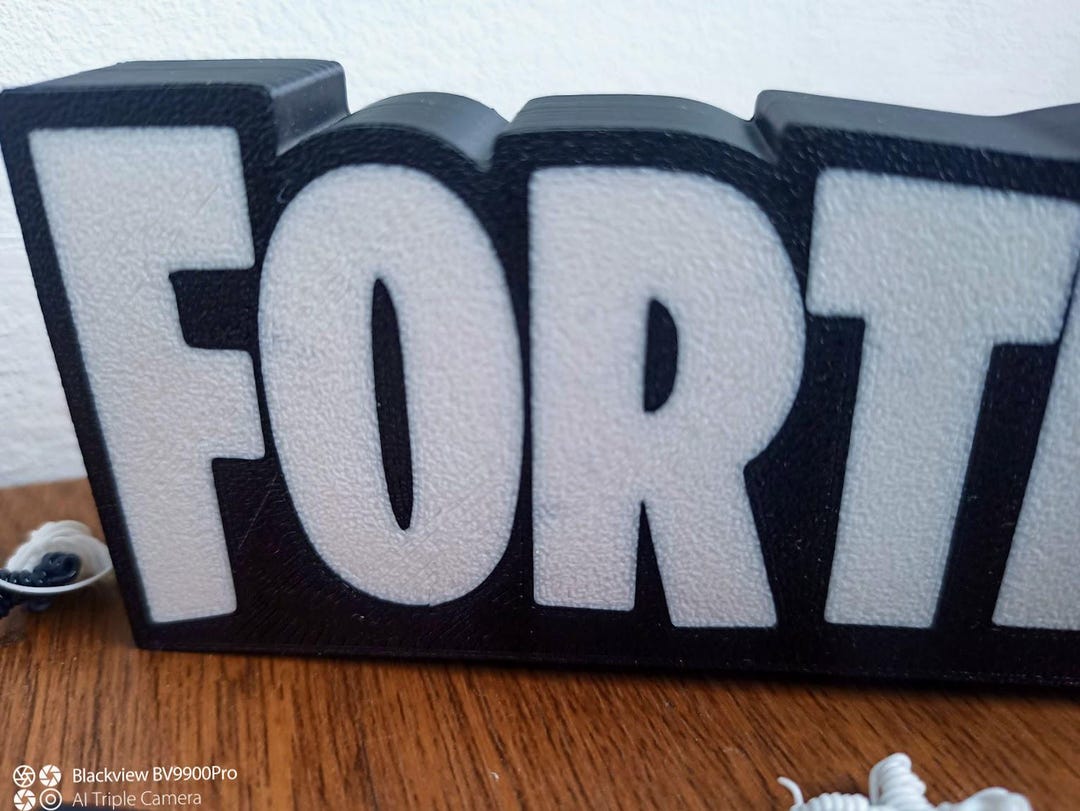 Fortnight Inspired 3d Printed Sign | 3d Printed PLA Plastic - Gamers ...