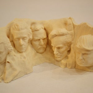 3d Printed Mount Rushmore Trump Statue American Presidents - Etsy