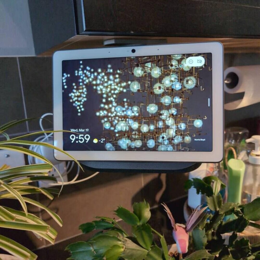 Google Nest Hub MAX 10-inch Stand- Holder, Under Cabinet Mount - Google ...