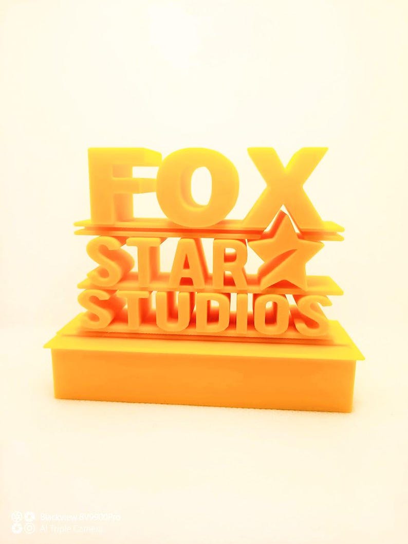 3D Printed Fox Star Studios Style Logo – PLA Plastic (4 Parts) - Etsy