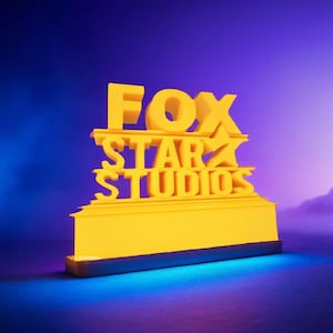 3D Printed Fox Star Studios Style Logo – PLA Plastic (4 Parts) - Etsy