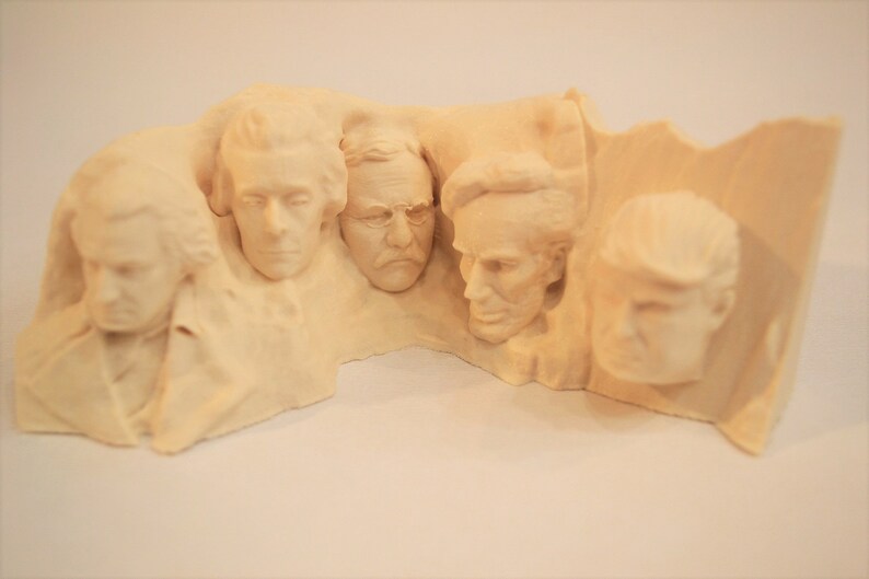 3d Printed Mount Rushmore Trump Statue American Presidents - Etsy