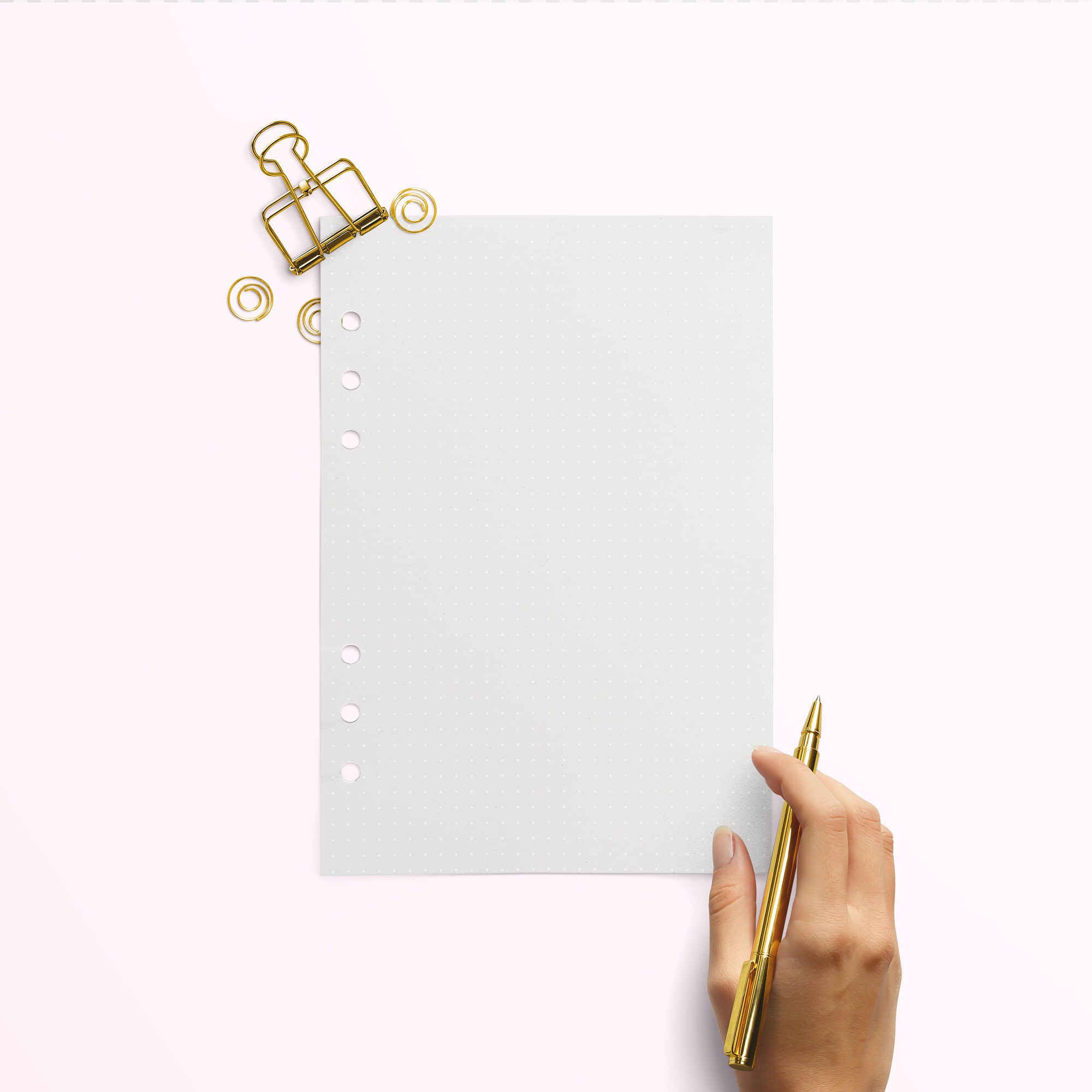 A5 INSERT DOTS PRINTABLE Pages Set for A5 Size (148.5mm X 210mm) - Etsy