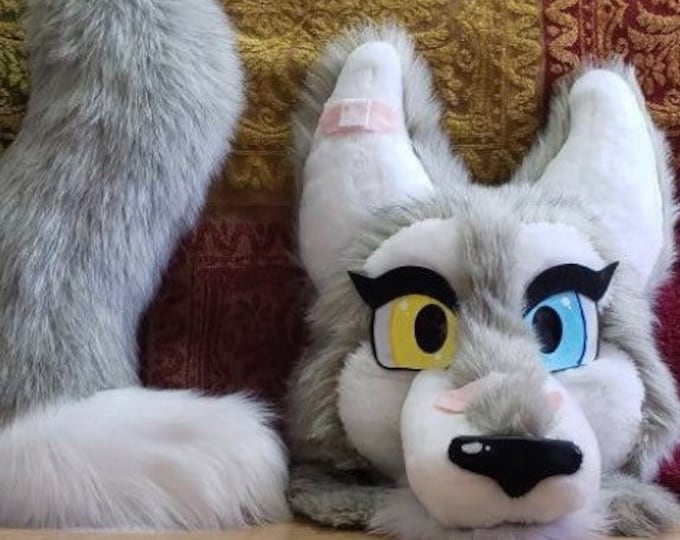 Lavafox Fursuit Head and Tail - Etsy