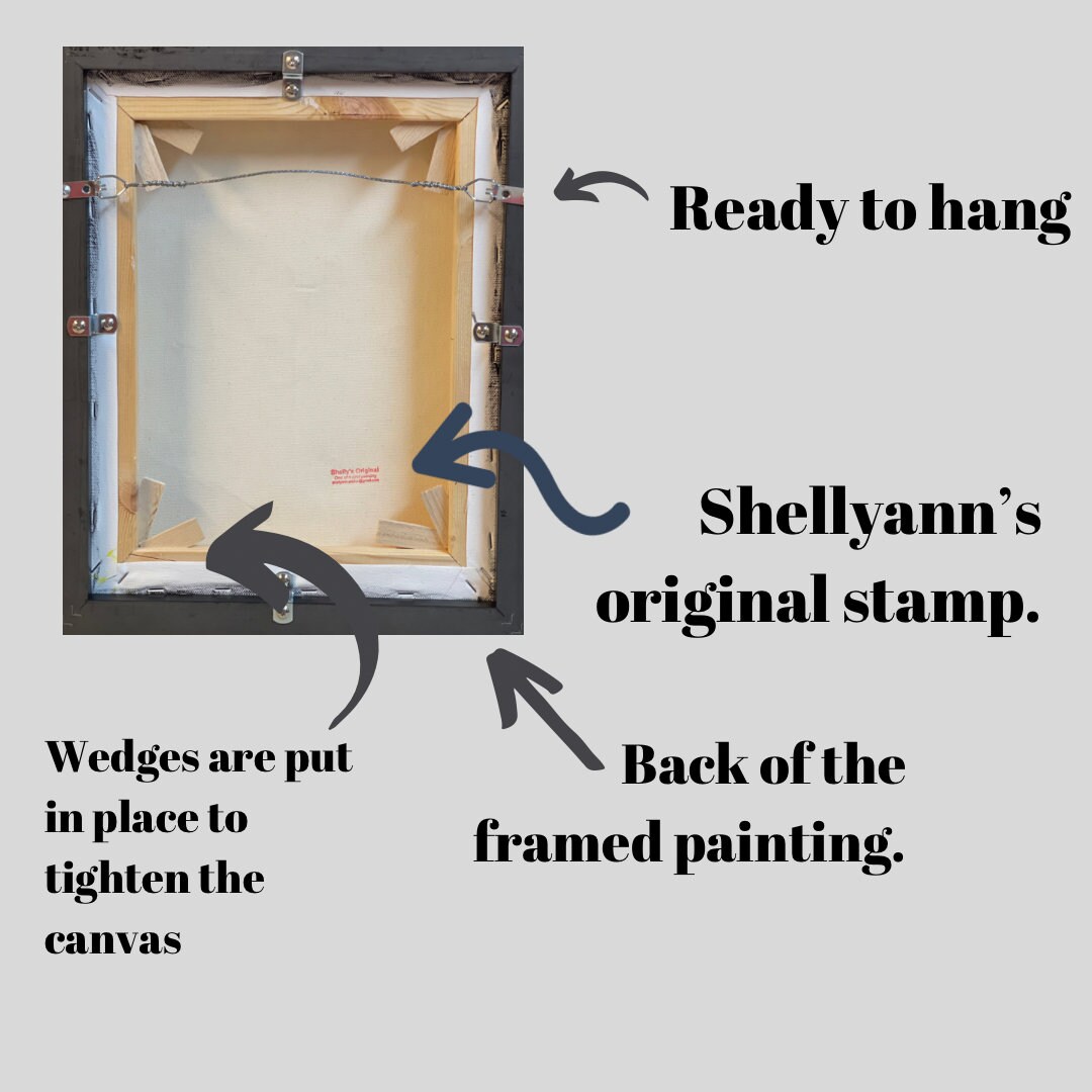 Ready to Hang Abstract Painting Contemporary Art Modern Art - Etsy UK