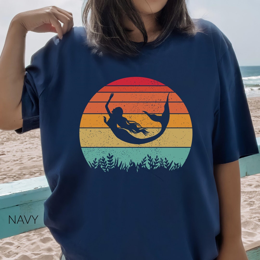 Mermaidcore Clothing Retro Sunset Mermaid Core Siren Mermaidcore ...