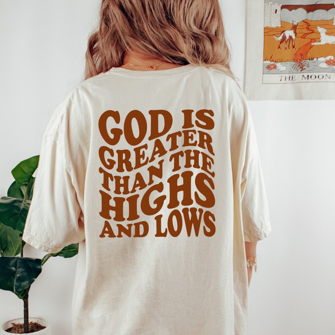 God is Greater Than Shirt Christian Crewneck Christian Merch God is ...