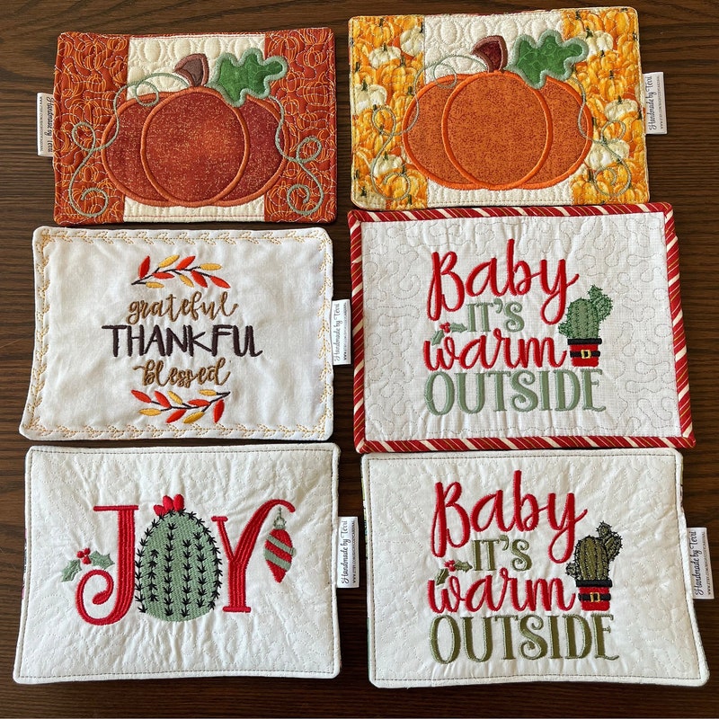 Fall Mug Rug - Etsy
