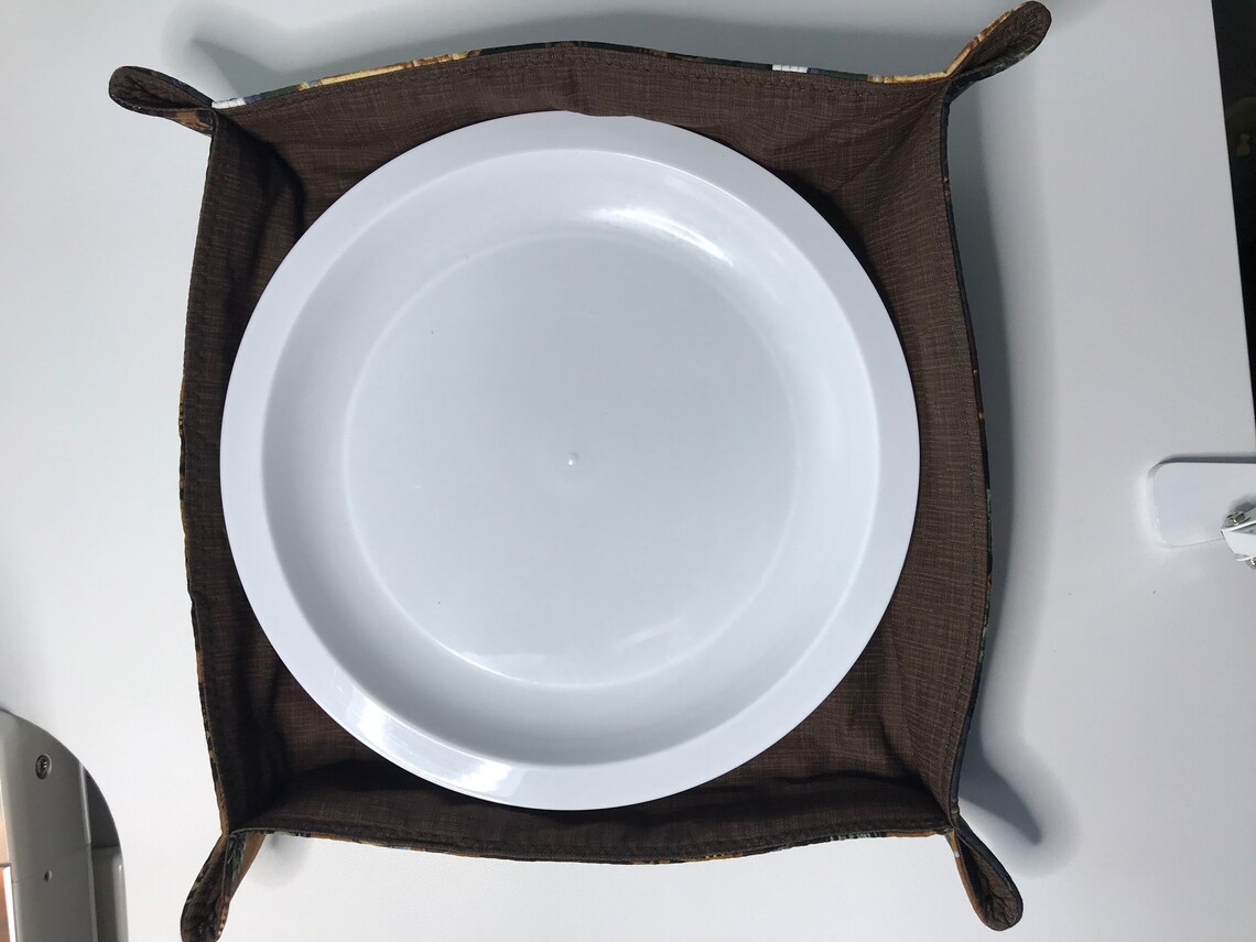 Microwave Plate Cozy Hunting Lodge Cabin Moose Bear Lantern - Etsy