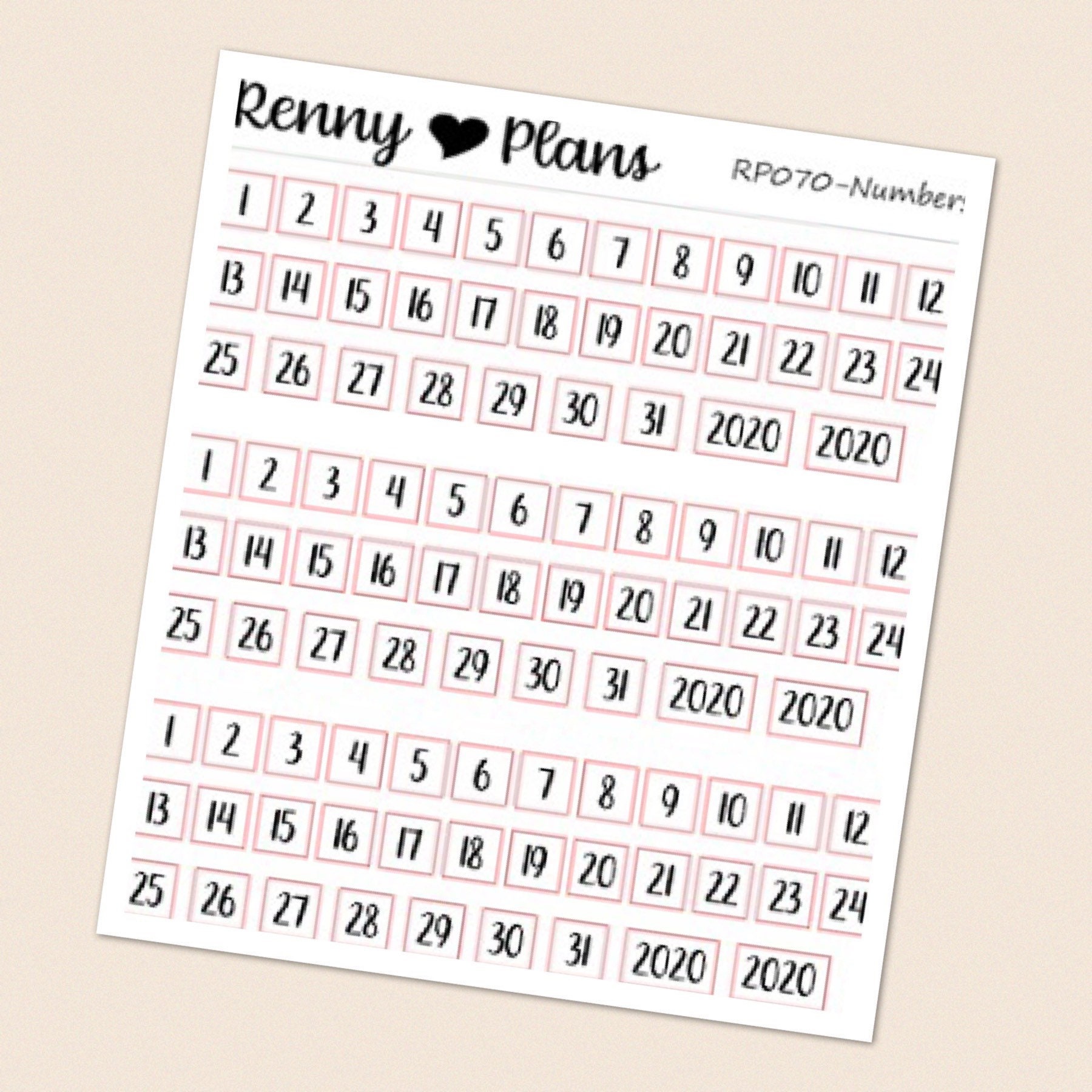 tiny-numbers-square-tiny-script-stickers-planner-stickers-etsy-ireland