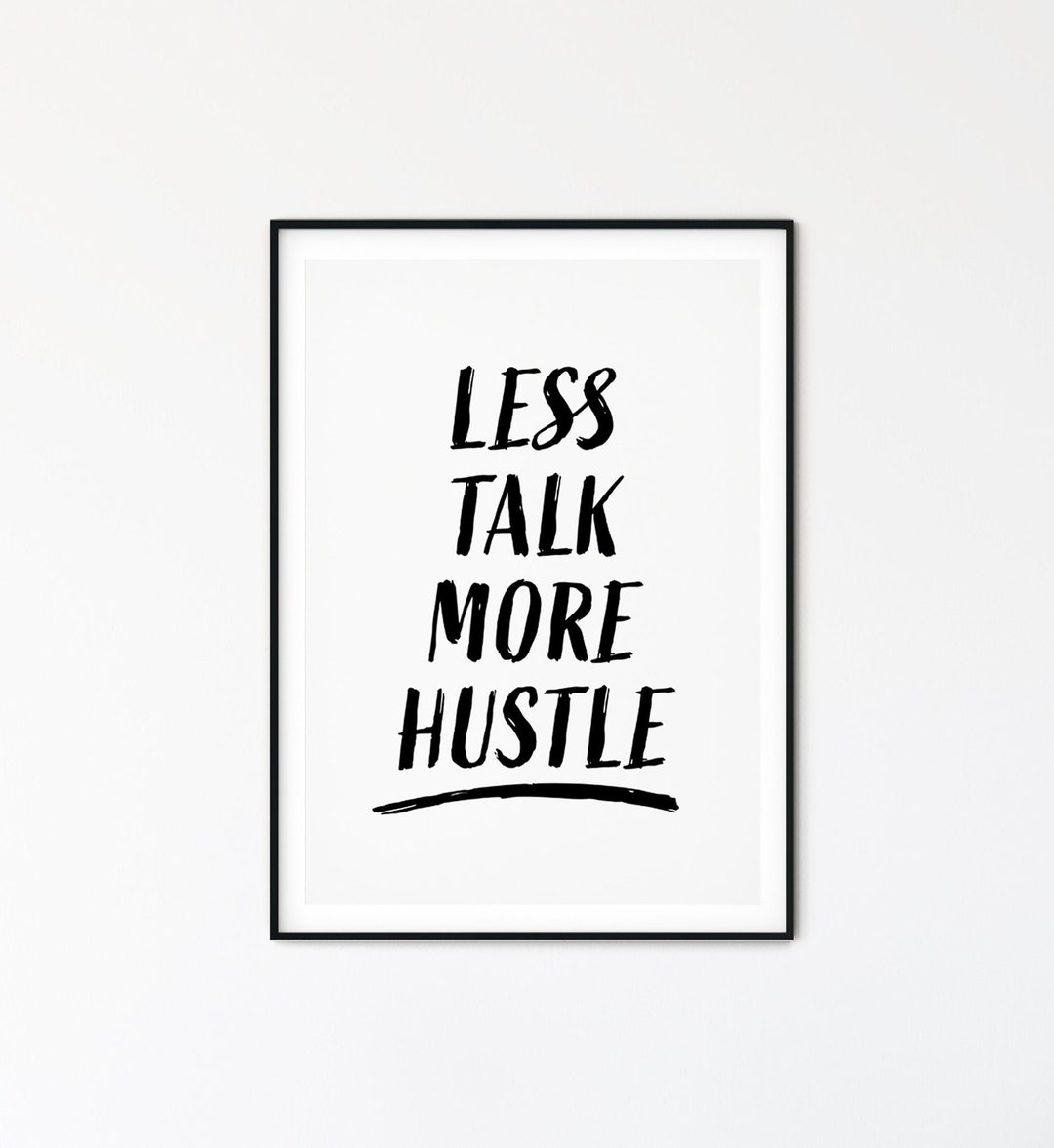 More Hustle, PRINTABLE Wall Art, Home Decor, Office Wall Art, Modern ...