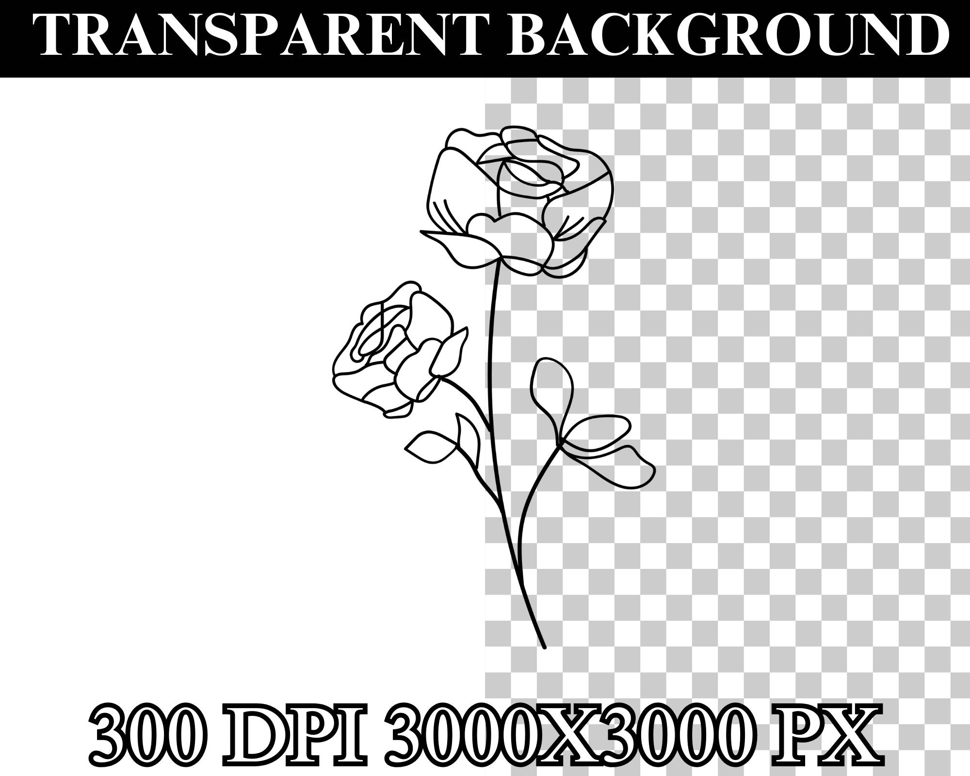 Flower Line SVG Bundle, Botanical Line Art SVG, Clipart, Hand Drawn ...