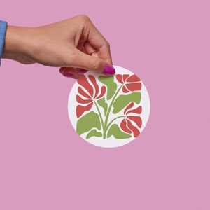 Abstract Flower SVG and PNG Bundle, Danish Retro Boho Floral Designs - Etsy