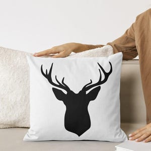Christmas Deer SVG Bundle, Reindeer Clipart PNG, Santa Deer, Reindeer ...
