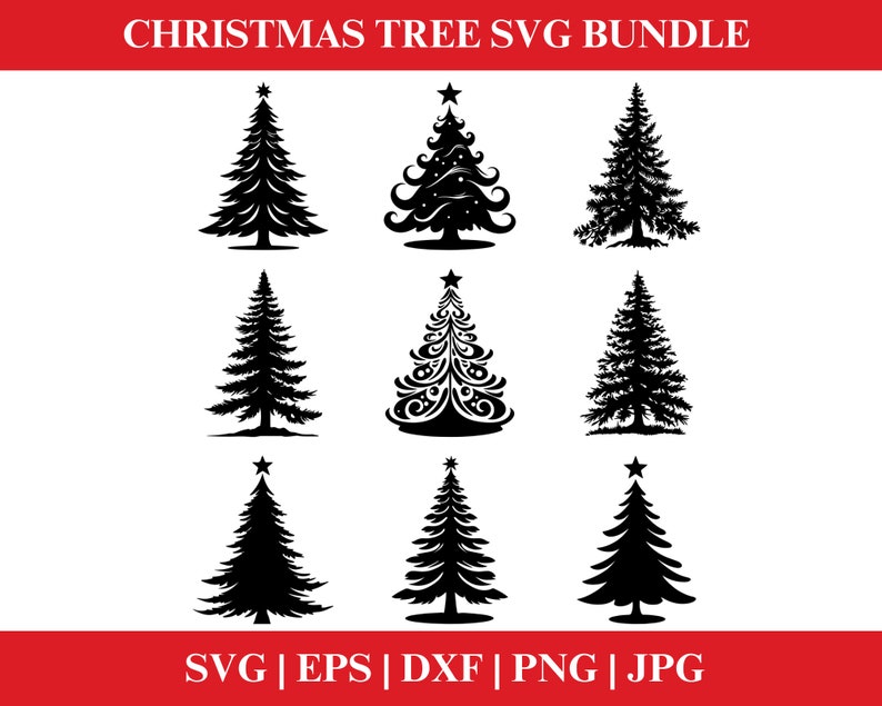 Christmas Tree SVG Bundle, Christmas PNG , Christmas Tree Svg ...