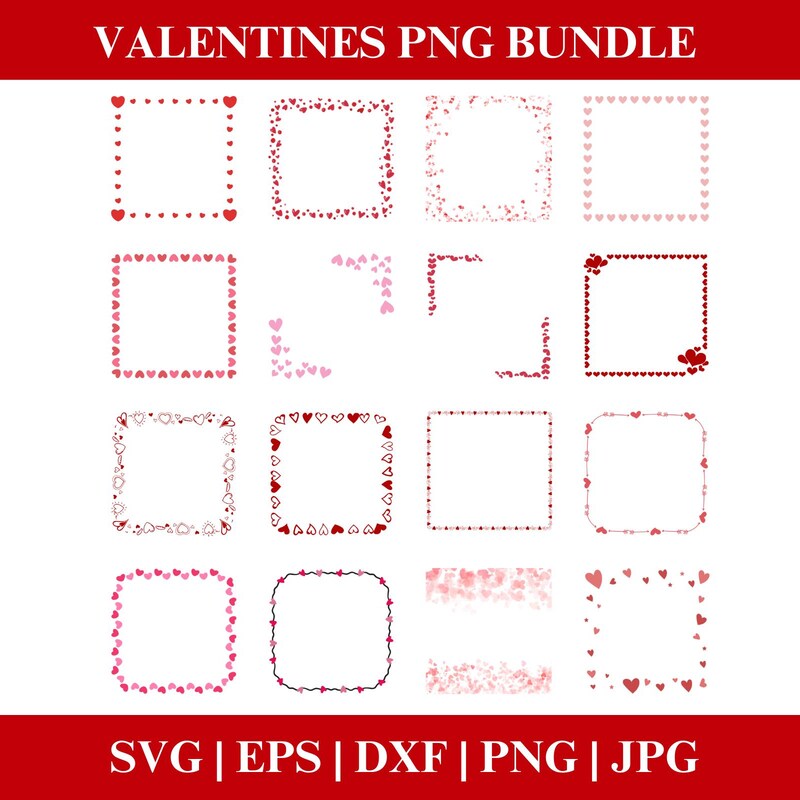 Valentines Borders and Frames - Etsy