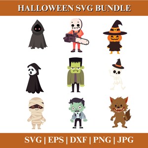 HALLOWEEN SVG Bundle, Halloween Cut Files for Cricut, Halloween Clipart ...