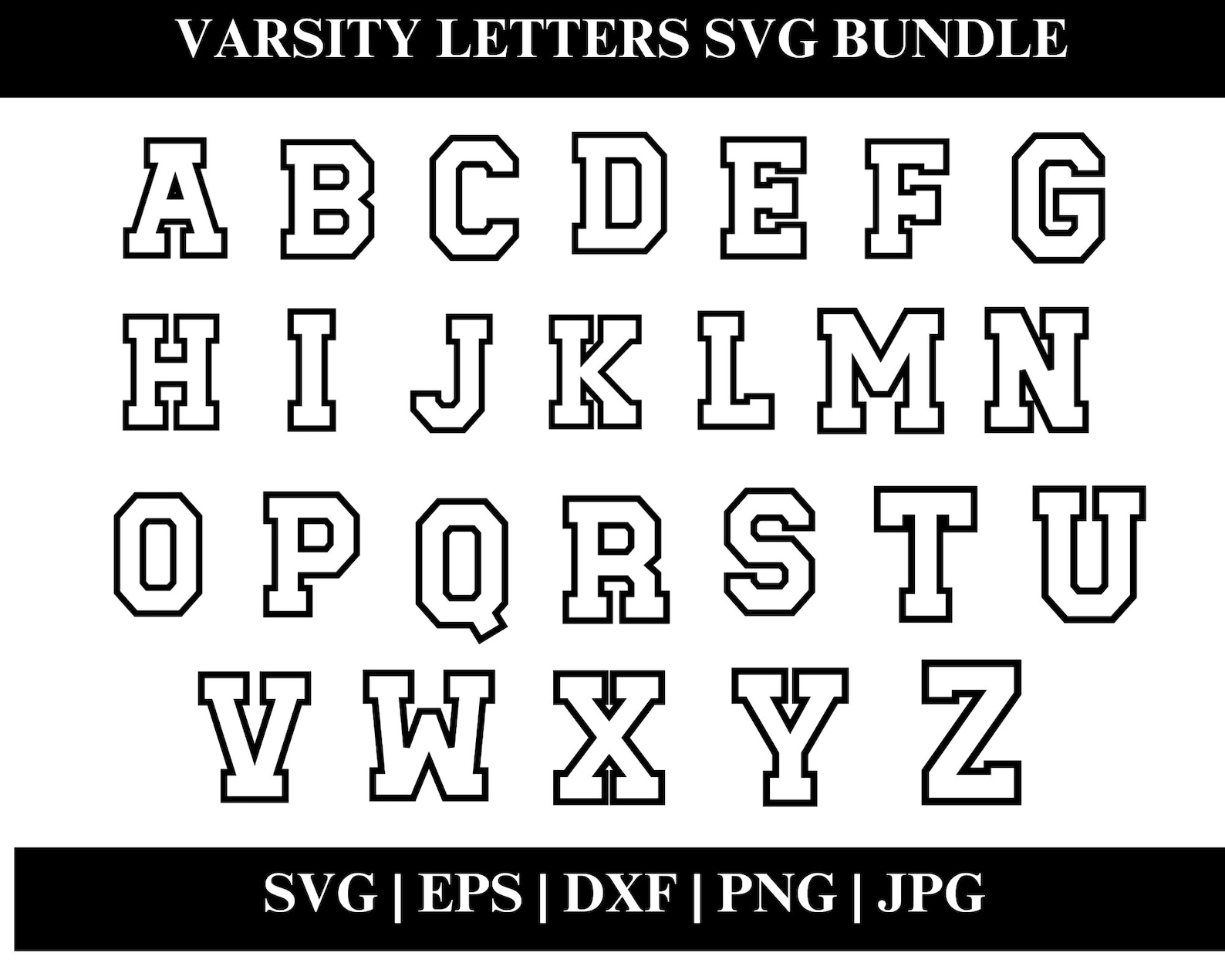 Varsity Font, College Font, Jersey Font, Varsity Letters, Varsity Font ...