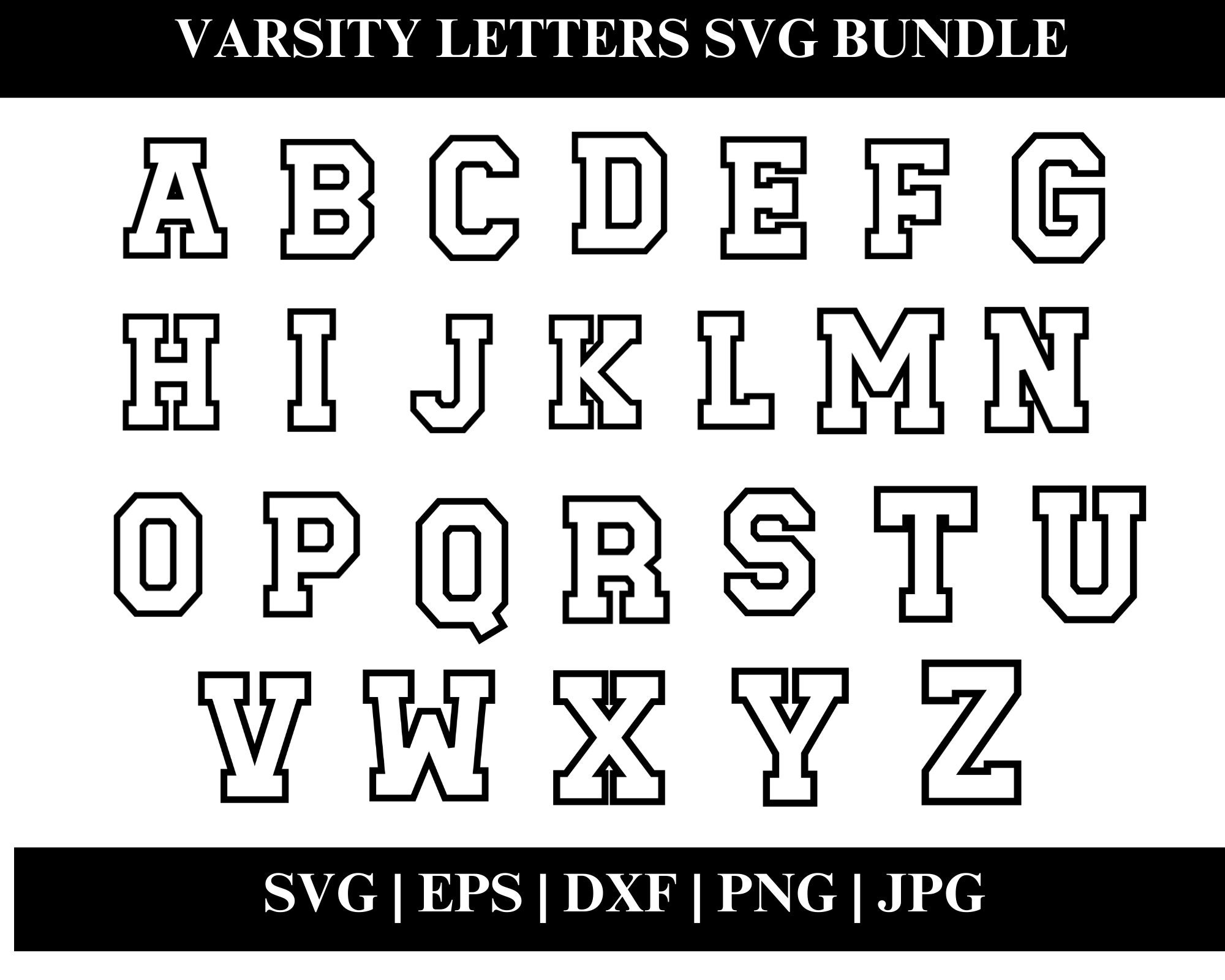 Varsity Font, College Font, Jersey Font, Varsity Letters, Varsity Font ...