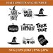 HALLOWEEN SVG Bundle, Halloween Cut Files for Cricut, Halloween Clipart ...
