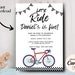 Bicycle Birthday Invitation Template, Editable Bike Let's Ride Birthday ...